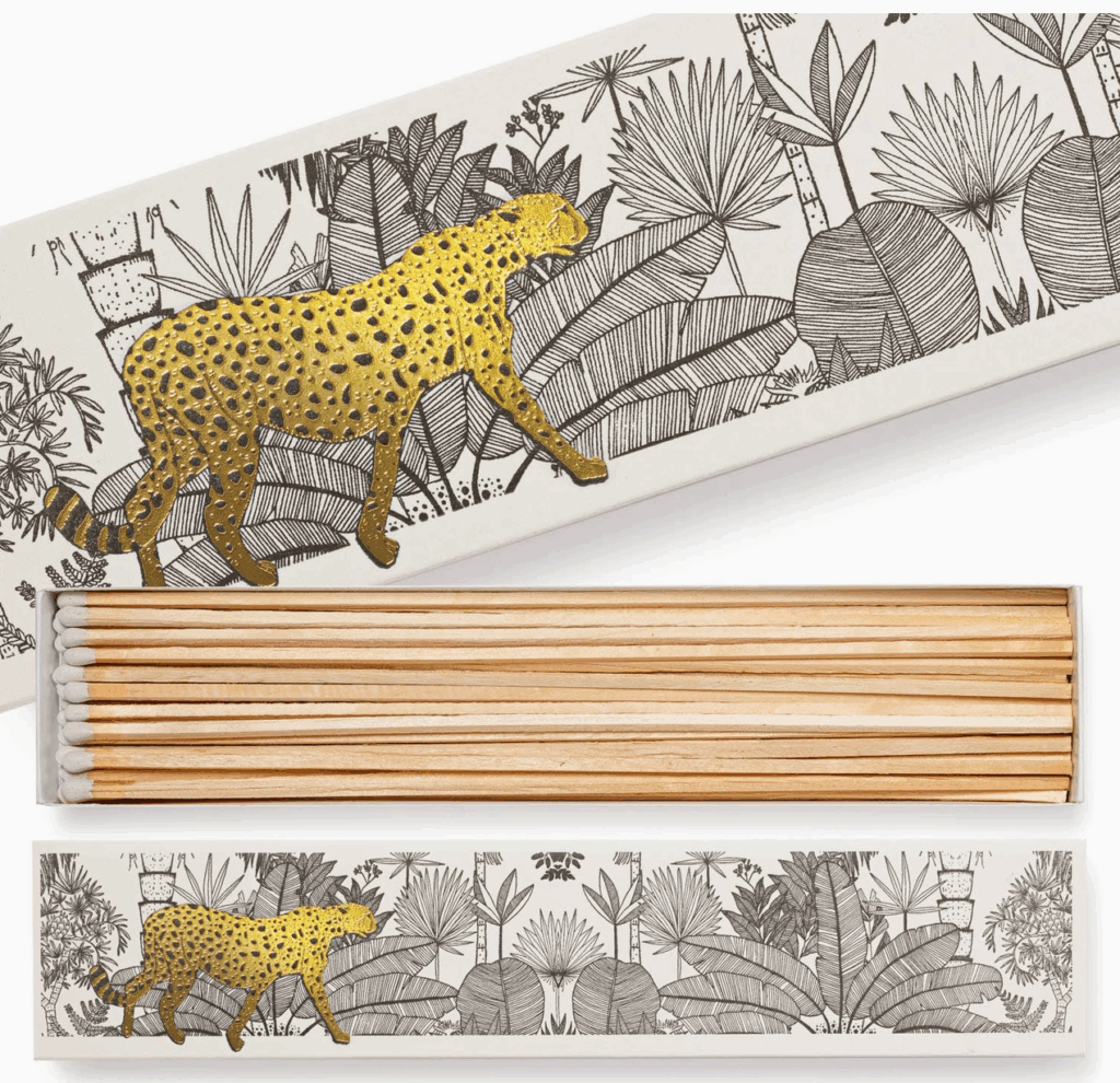 White Léopard Window Long Matches // Archivist Gallery - Bazaar